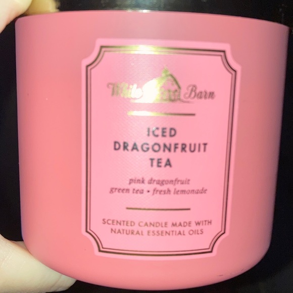 White Barn | Accents | Iced Dragonfruit Tea 3 Wick Candle | Poshmark